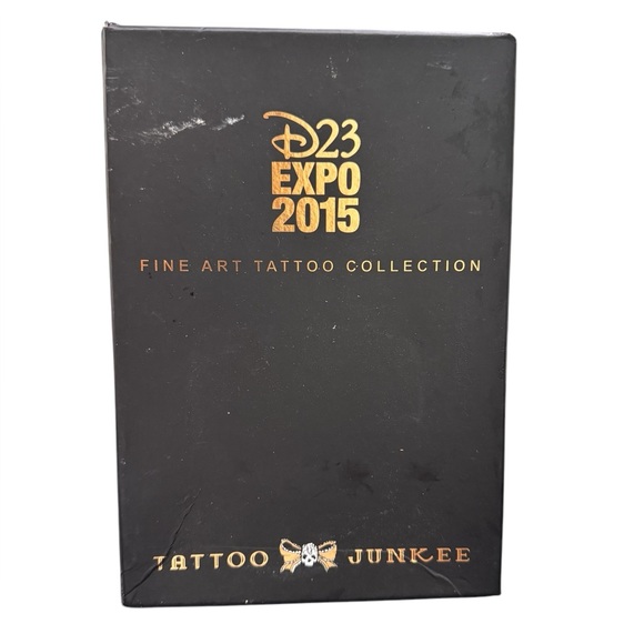 Disney | Art | Disney D23 Expo Tattoo Junkee Collection Rare | Poshmark